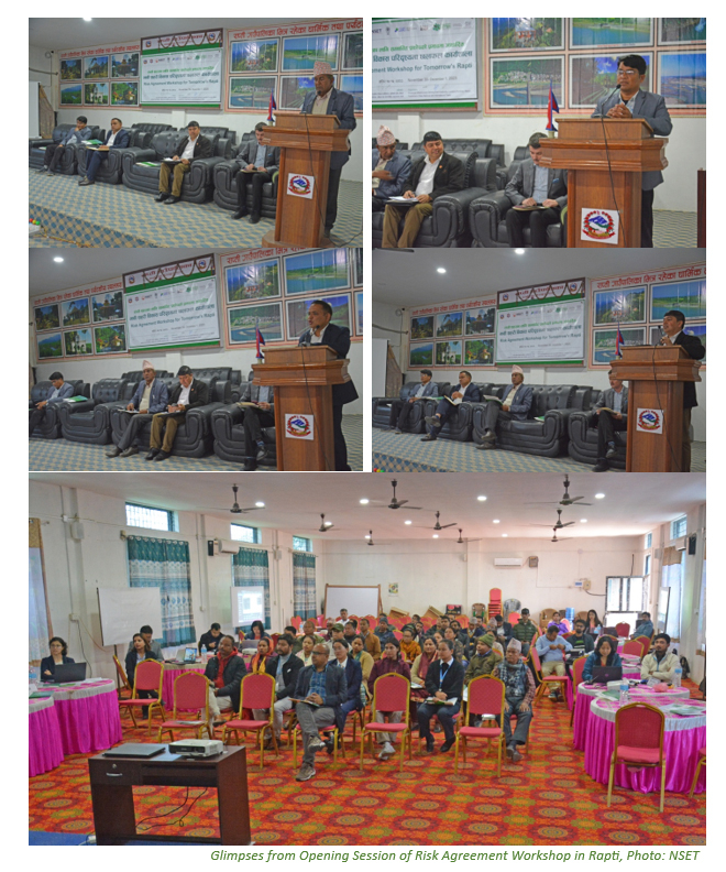 Risk Agreement Workshop for Tomorrow’s Rapti City held in Rapti City ...